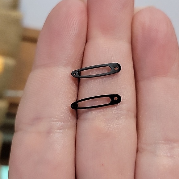 Accessories | Tiny Safety Pin Stud Earrings Choice Of Color | Poshmark